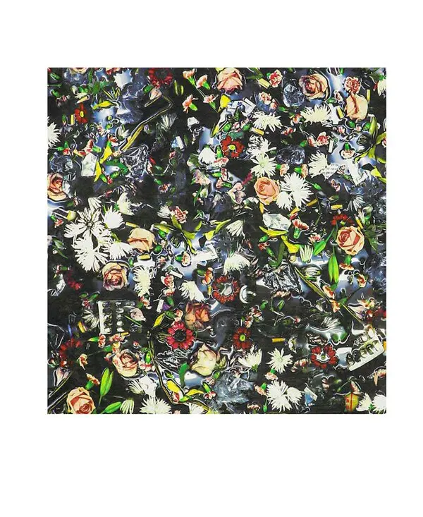Alexander McQueen Floral Silk Scarf