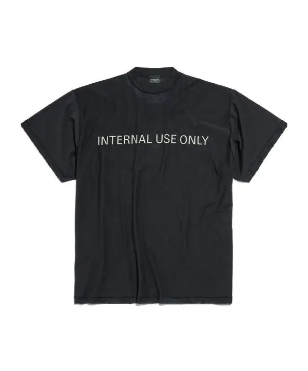 Balenciaga Internal Use Only Crewneck T-shirt