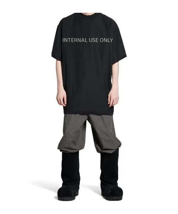 Balenciaga Internal Use Only Crewneck T-shirt