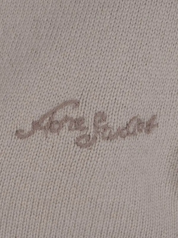 Acne Studios V-neck Embroidered Knit Jumper - Pink