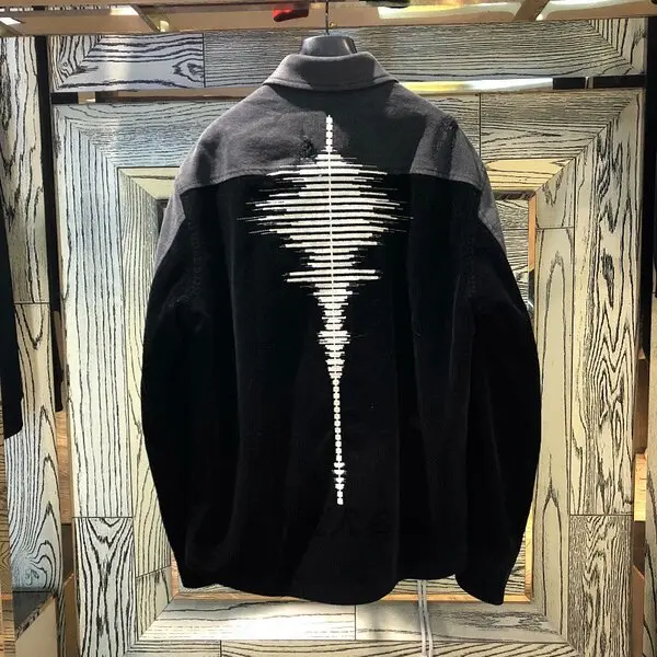 FORCERPBLK Corduroy Spliced Casual Jacket