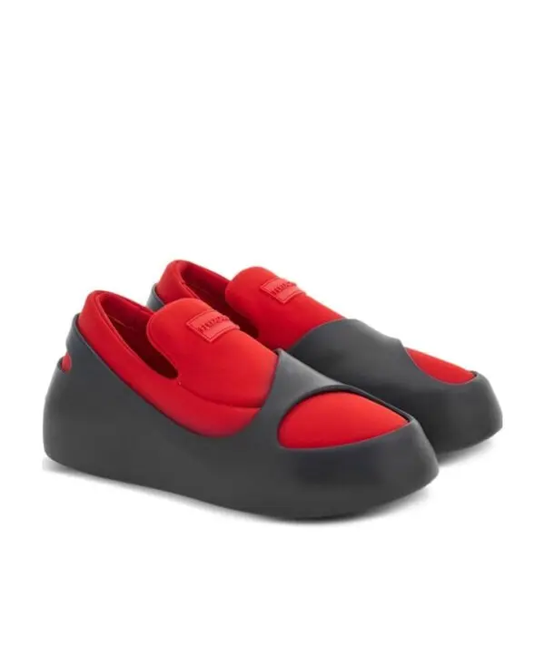 FERRAGAMO Round Toe Casual Shoes - Red