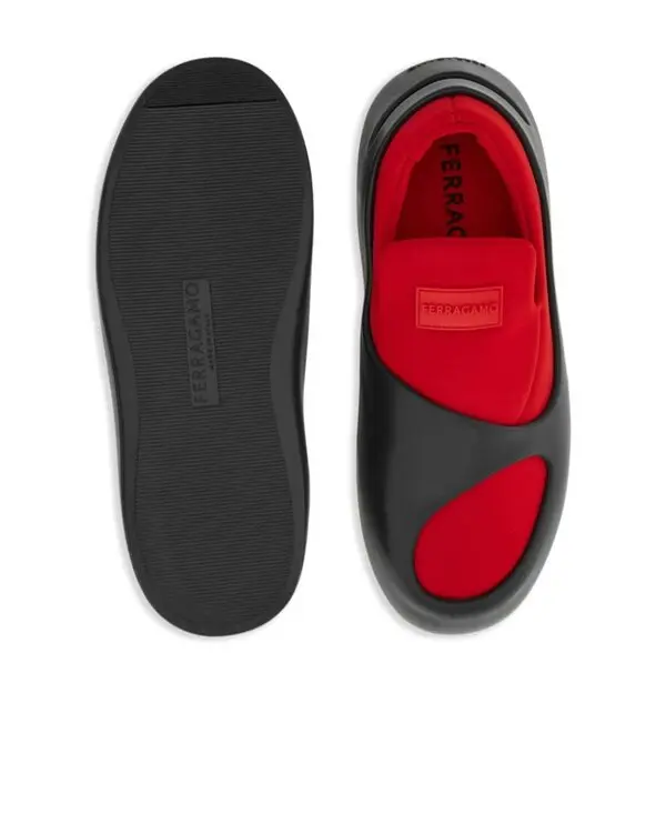 FERRAGAMO Round Toe Casual Shoes - Red
