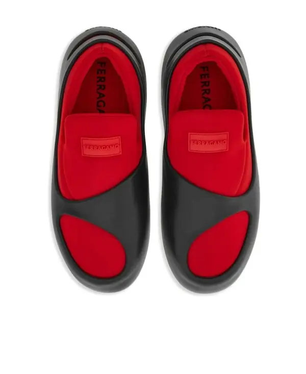 FERRAGAMO Round Toe Casual Shoes - Red