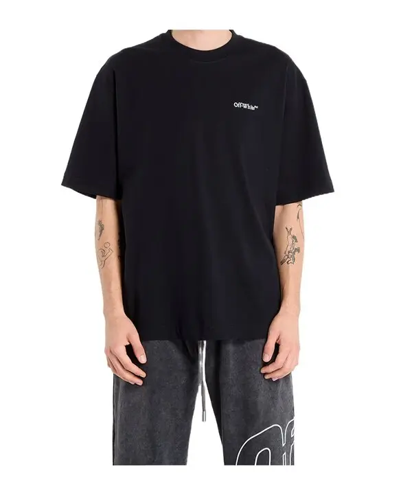 Off-White Logo Embroidered Crewneck T-shirt
