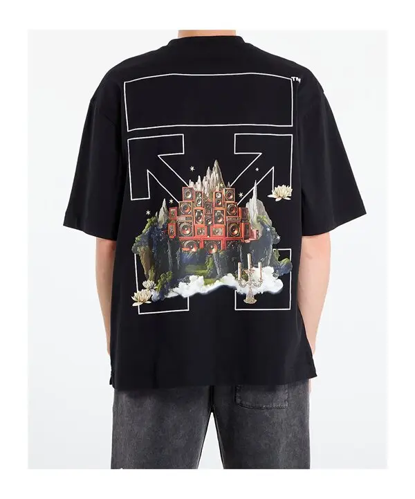 Off-White Logo Embroidered Crewneck T-shirt