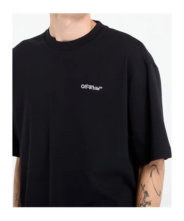 Off-White Logo Embroidered Crewneck T-shirt