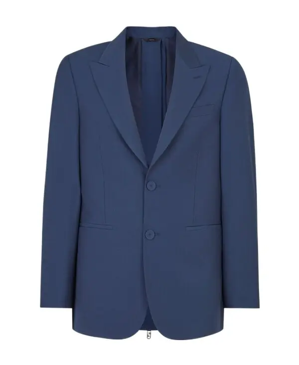 Fendi Single Breasted Tailored Jacket