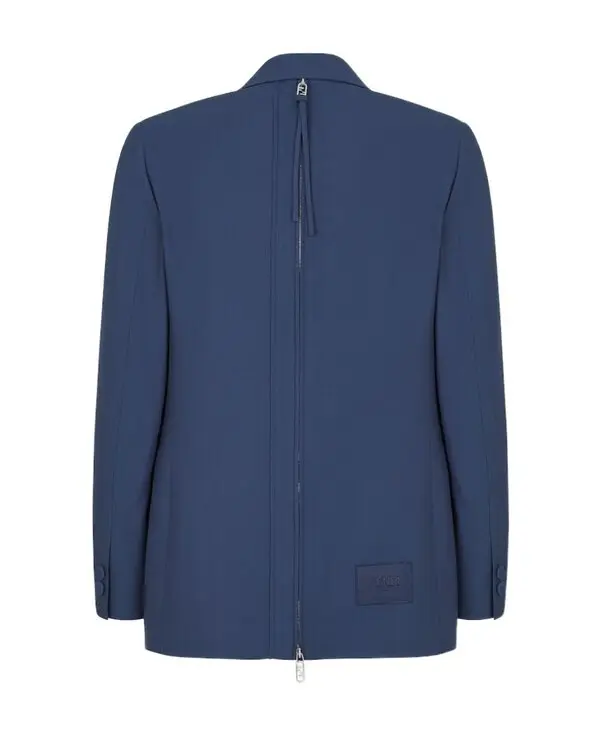 Fendi Single Breasted Tailored Jacket