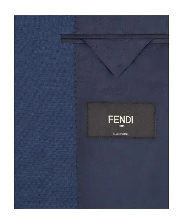 Fendi Single Breasted Tailored Jacket