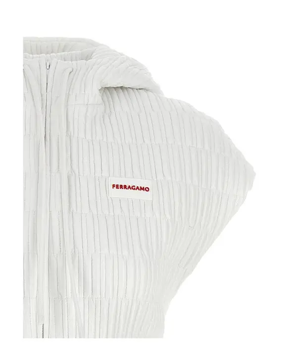 FERRAGAMO Quilted Zipped Hooded Gilet