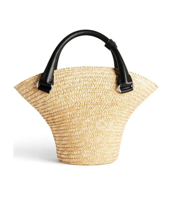 Balenciaga Beach Mini Tote Bag - Nude