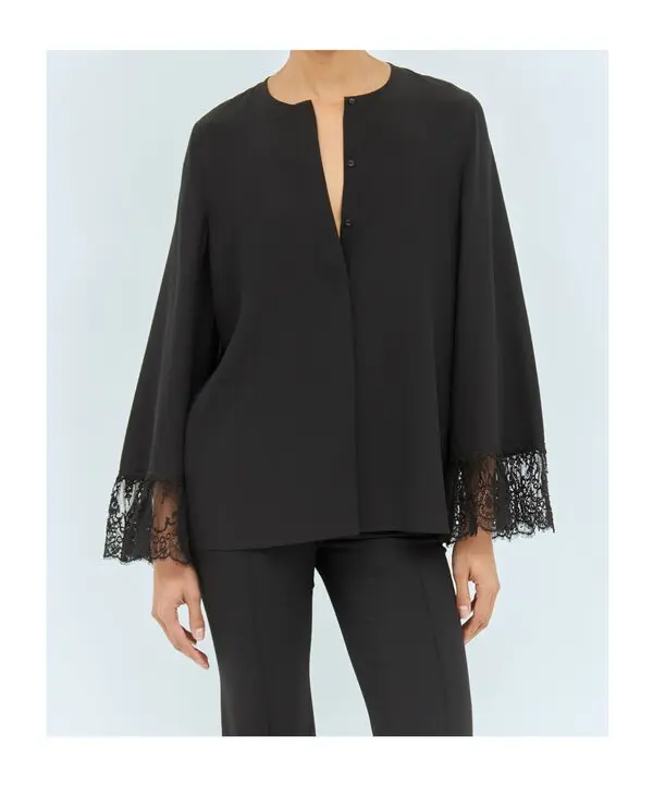 Chloé Lace Cuff Blouse