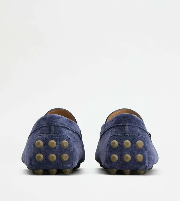 TOD'S Gommino Loafers With Metal T-buckle - Blue