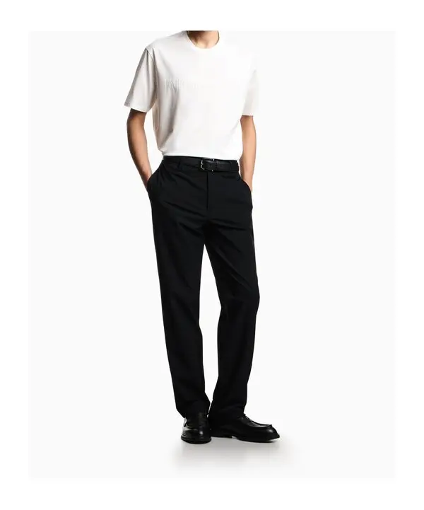 Emporio Armani Short-sleeved Crewneck T-shirt - White