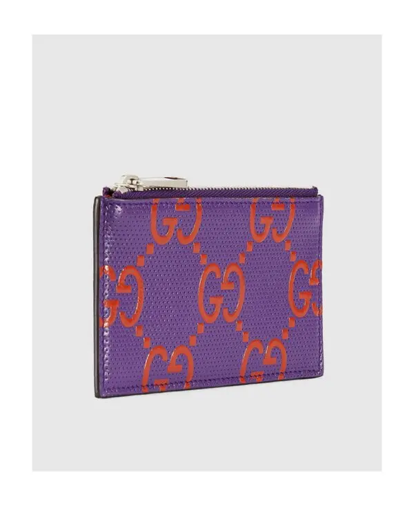 Gucci Gg-embossed Zipped Cardholder
