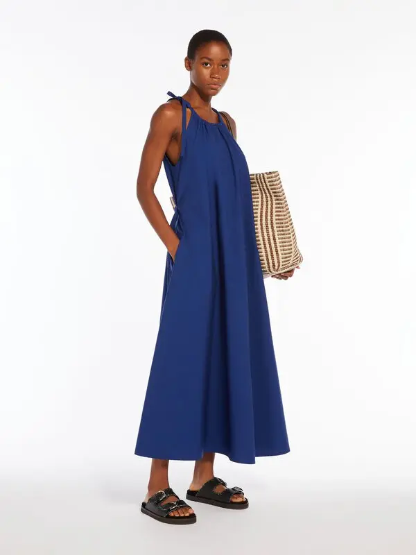 Max Mara Sleeveless Maxi Dress With Belt