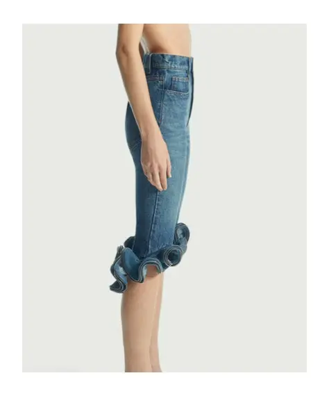 Coperni Ruffled Jeans