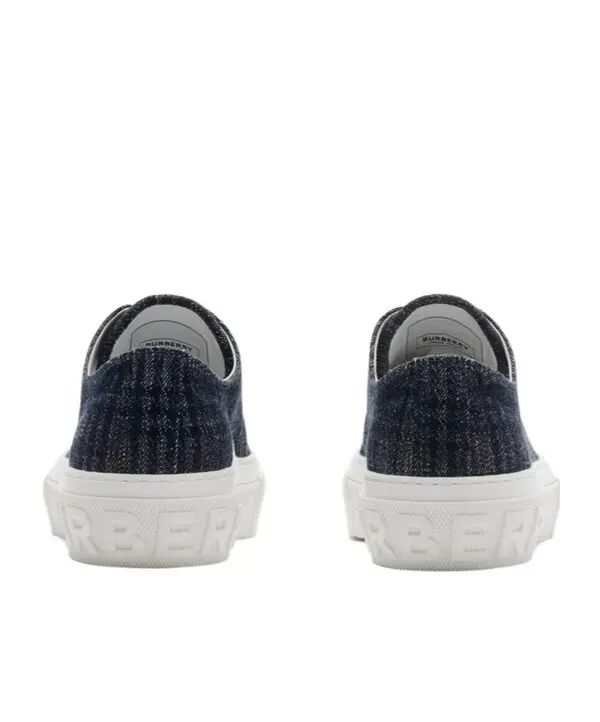 Burberry Checked Lace-up Low-top Sneakers