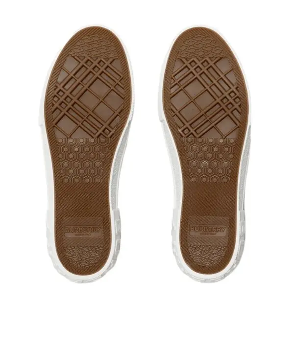 Burberry Checked Lace-up Low-top Sneakers