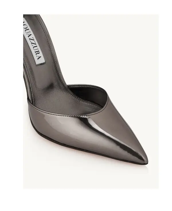 AQUAZZURA Comet Pointed-toe Pumps With Crystal Embellishment