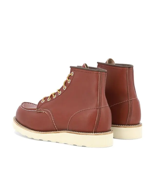 Red Wing Round Toe Lace-up Boots - Brown