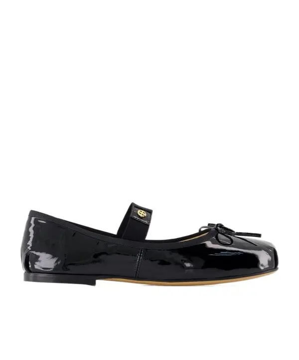 ANINE BING Jolie Ballerina Flats - Black