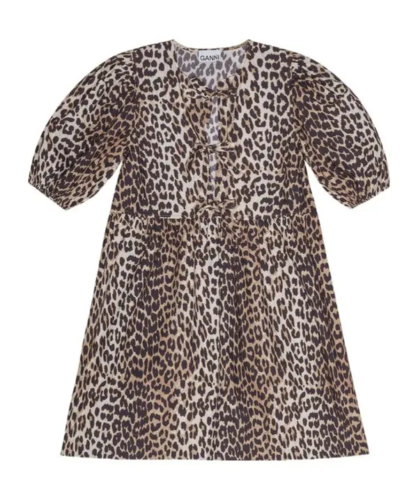 GANNI Print Mini Dress