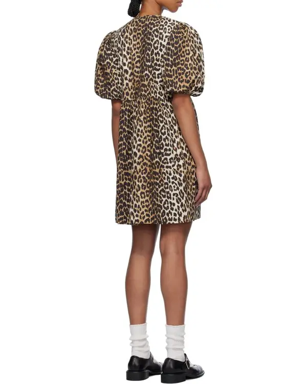 GANNI Print Mini Dress