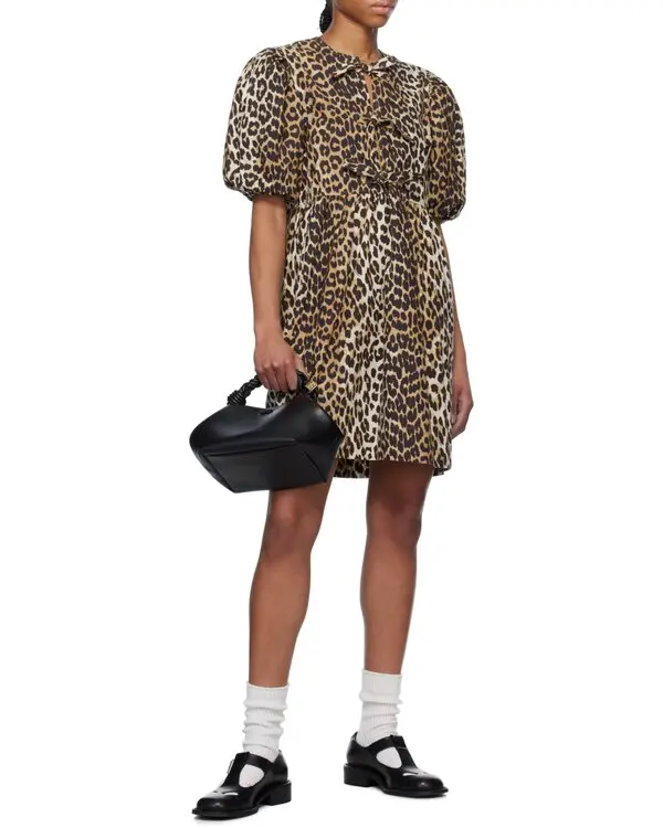 GANNI Print Mini Dress