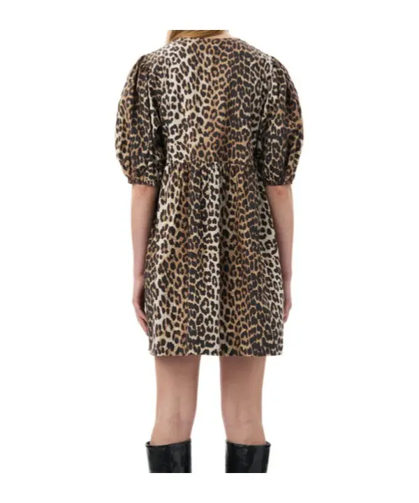 GANNI Print Mini Dress