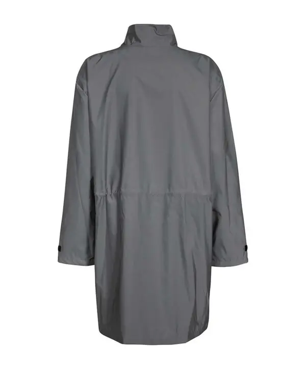 Karl Lagerfeld Logo Printed Long-sleeved Coat