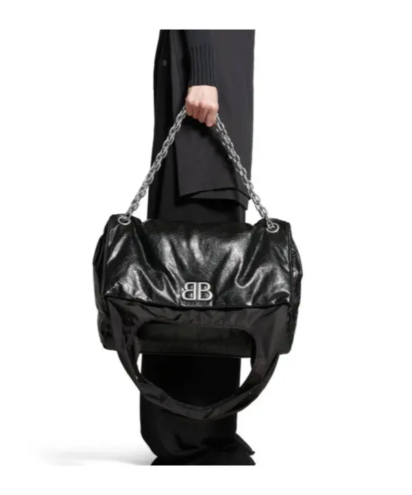 Balenciaga Monaco Large Chain Shoulder Bag