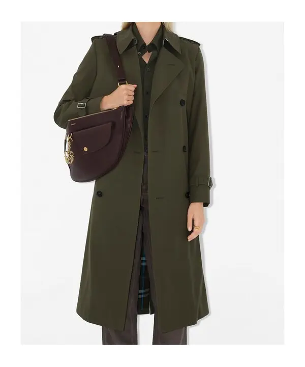 Burberry Shield Twin Shoulder Bag - Berry