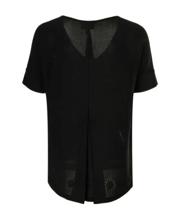 Emporio Armani Logo Embellished V-neck T-shirt