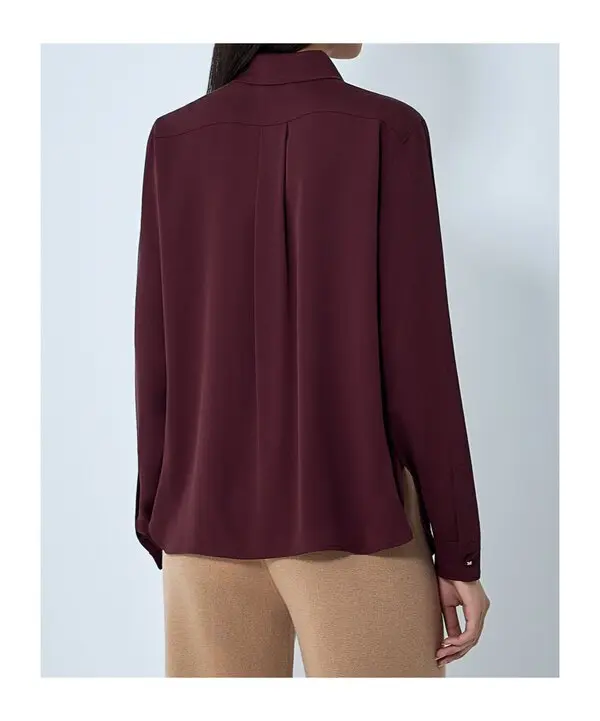 Max Mara Satin Shirt - Brown