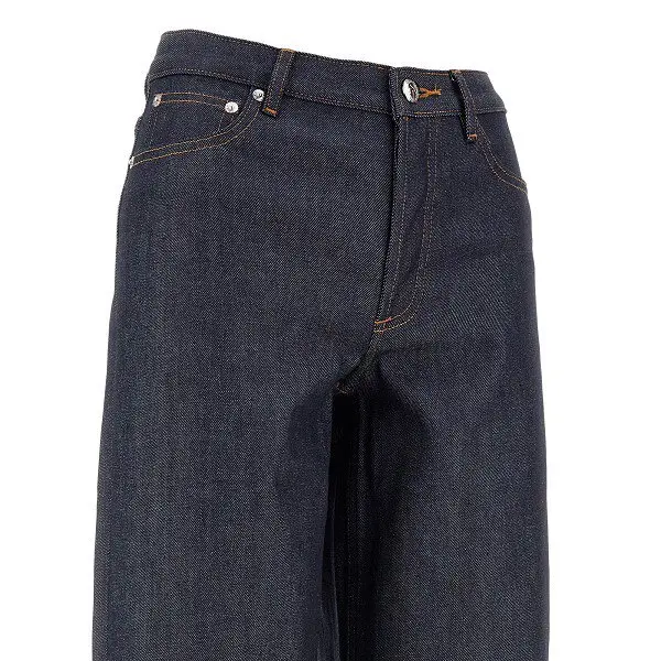A.p.c. Belted Wide-leg Denim Trousers