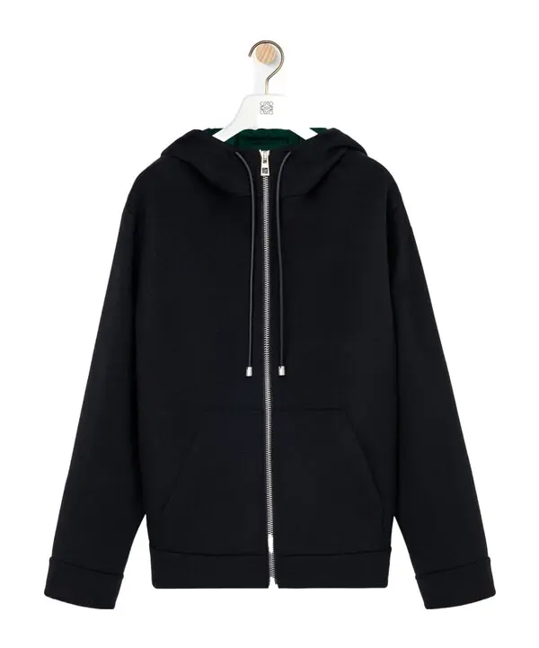 Loewe Hooded Zip-up Jacket