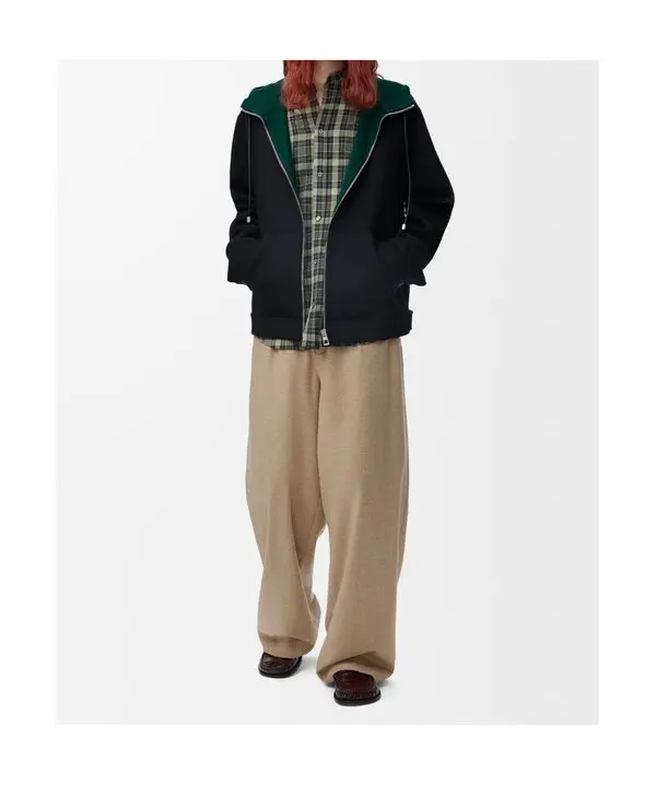 Loewe Hooded Zip-up Jacket