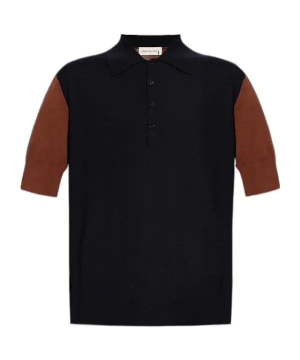 Dries Van Noten Polo Shirt With Lapel Short Sleeve