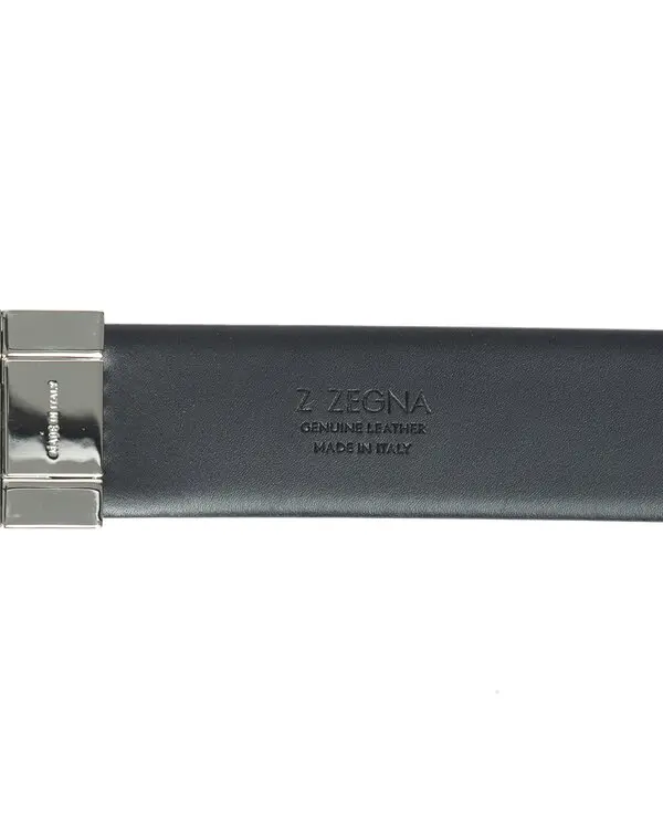 Zegna Logo Belt