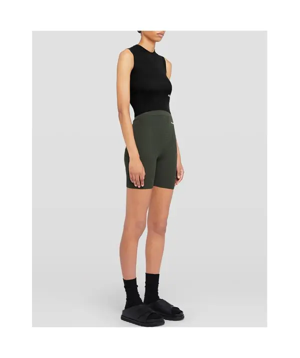 JIL SANDER Ribbed Knit Tank Top