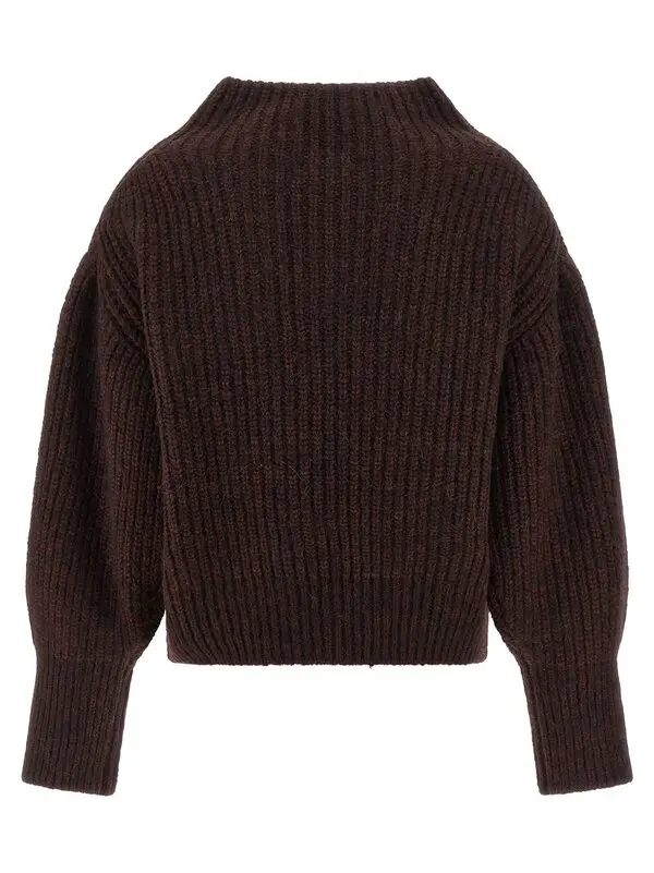 Dries Van Noten Teubina" Knitted Jumper With Embellishments - Black