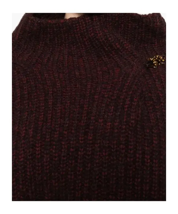 Dries Van Noten Teubina" Knitted Jumper With Embellishments - No