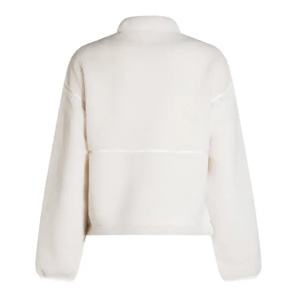 The North Face Logo Embroidered Zip Up Jacket - Whitedune
