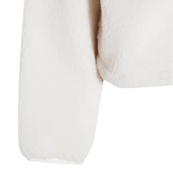 The North Face Logo Embroidered Zip Up Jacket - Whitedune