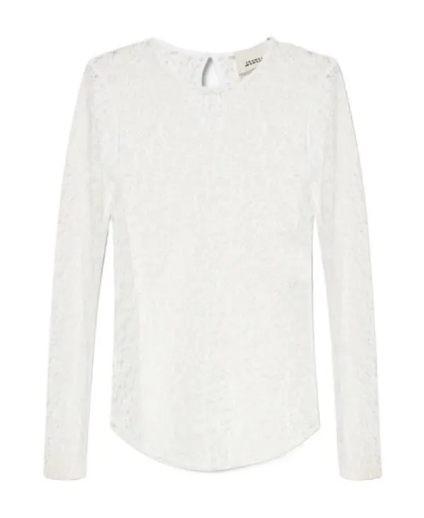 Isabel Marant Étoile Toyela Lace Crewneck Top