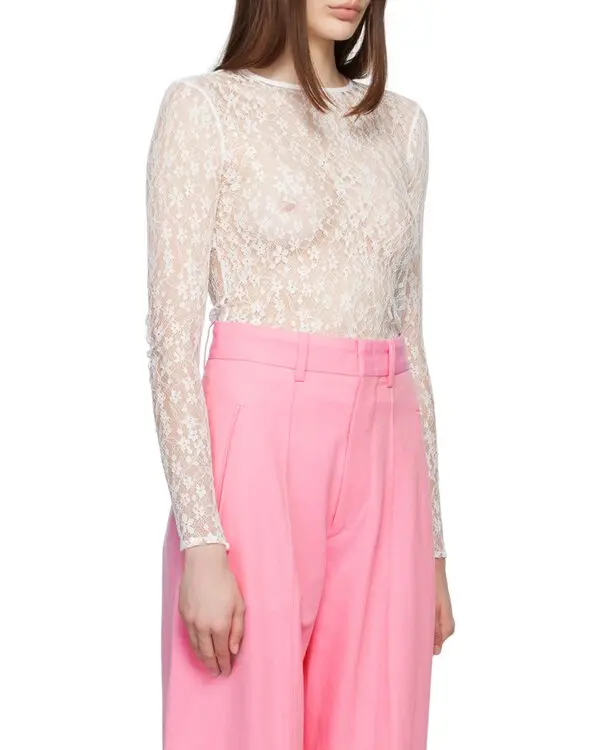 Isabel Marant Étoile Toyela Lace Crewneck Top