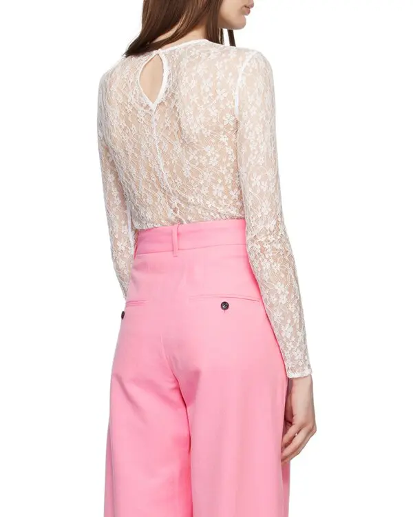 Isabel Marant Étoile Toyela Lace Crewneck Top