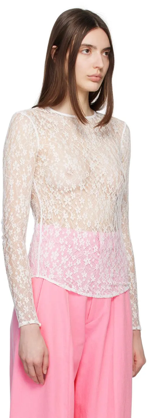 Isabel Marant Étoile Toyela Lace Crewneck Top